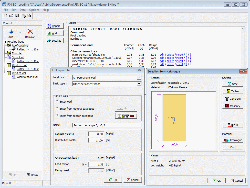 Loading – Generator of load reports | Fine