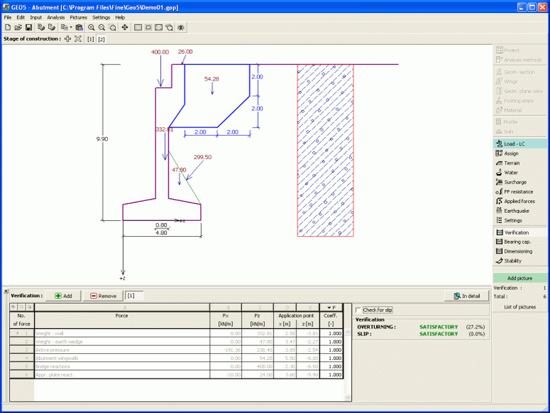 Abutment Wing Wall Design - Design Talk